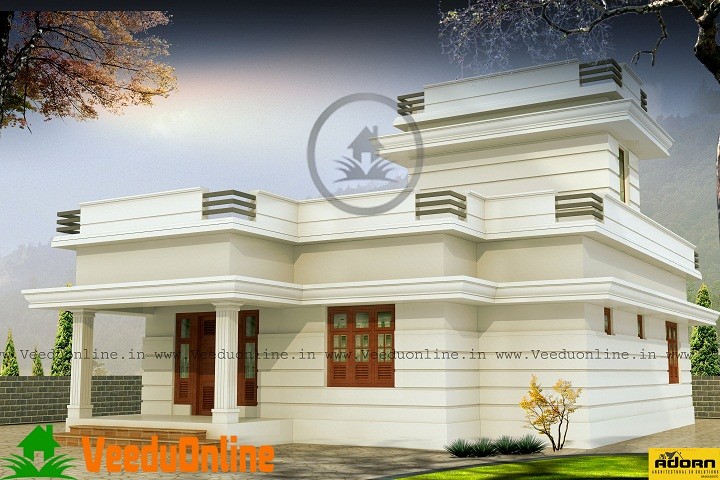 827 Sq Ft Square Feet Amazing And Beautiful Kerala Home Design ...