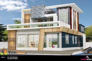 2000 Square Feet 4 BHK Contemporary Home Design – Veeduonline